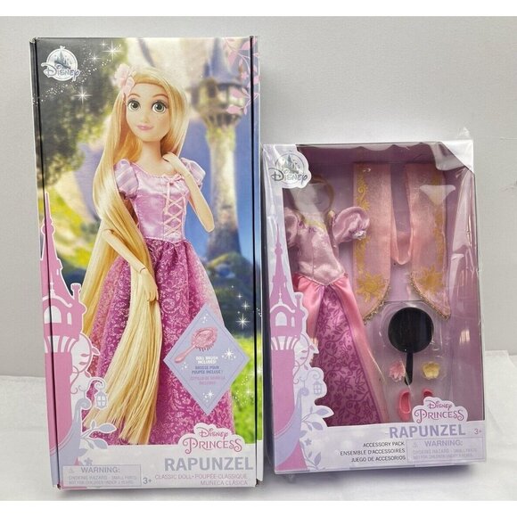 Disney | Toys | Disney Store Rapunzel Classic Doll Accessory Pack Set ...